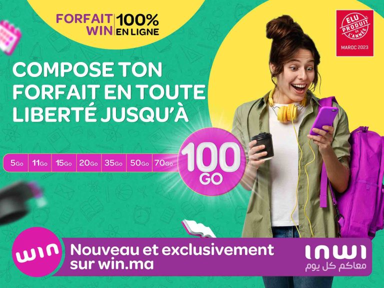 Win by Inwi Dévoile ses Offres de Forfaits 100 Go - InfoMagazine Maroc